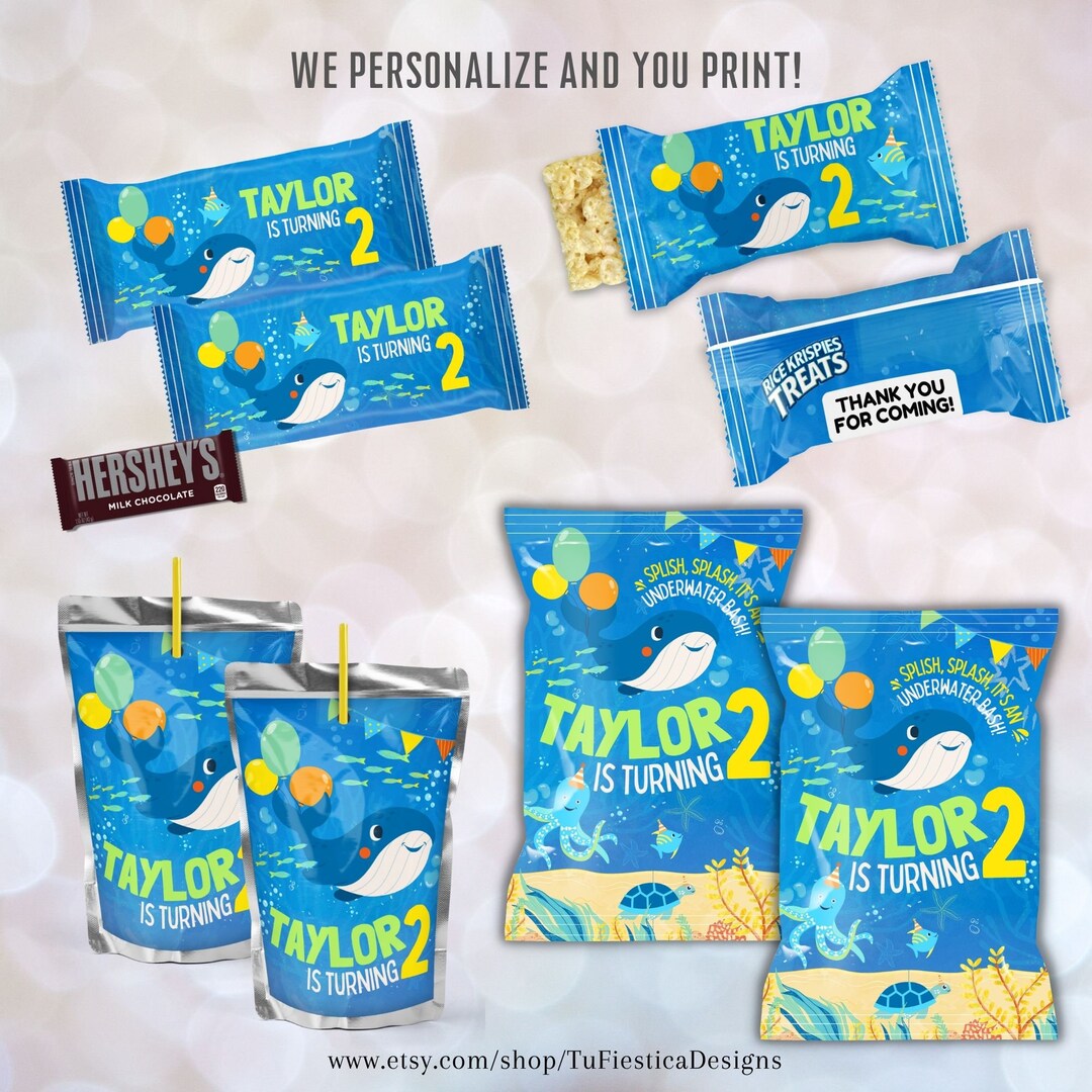 Under the Sea Party Printables / Ocean Animals Birthday Party /sea ...