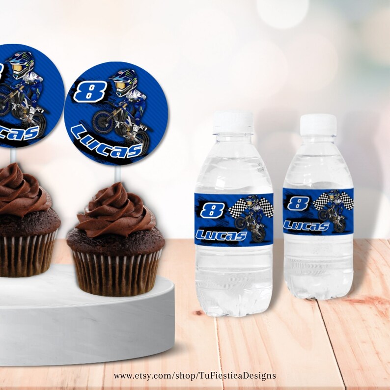Personalize Dirt Bike Party Printables / Motocross Birthday Party ...
