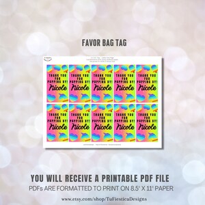 Pop It Party Printables / Pop Fidget Toy Birthday Bundle Kit Banner ...