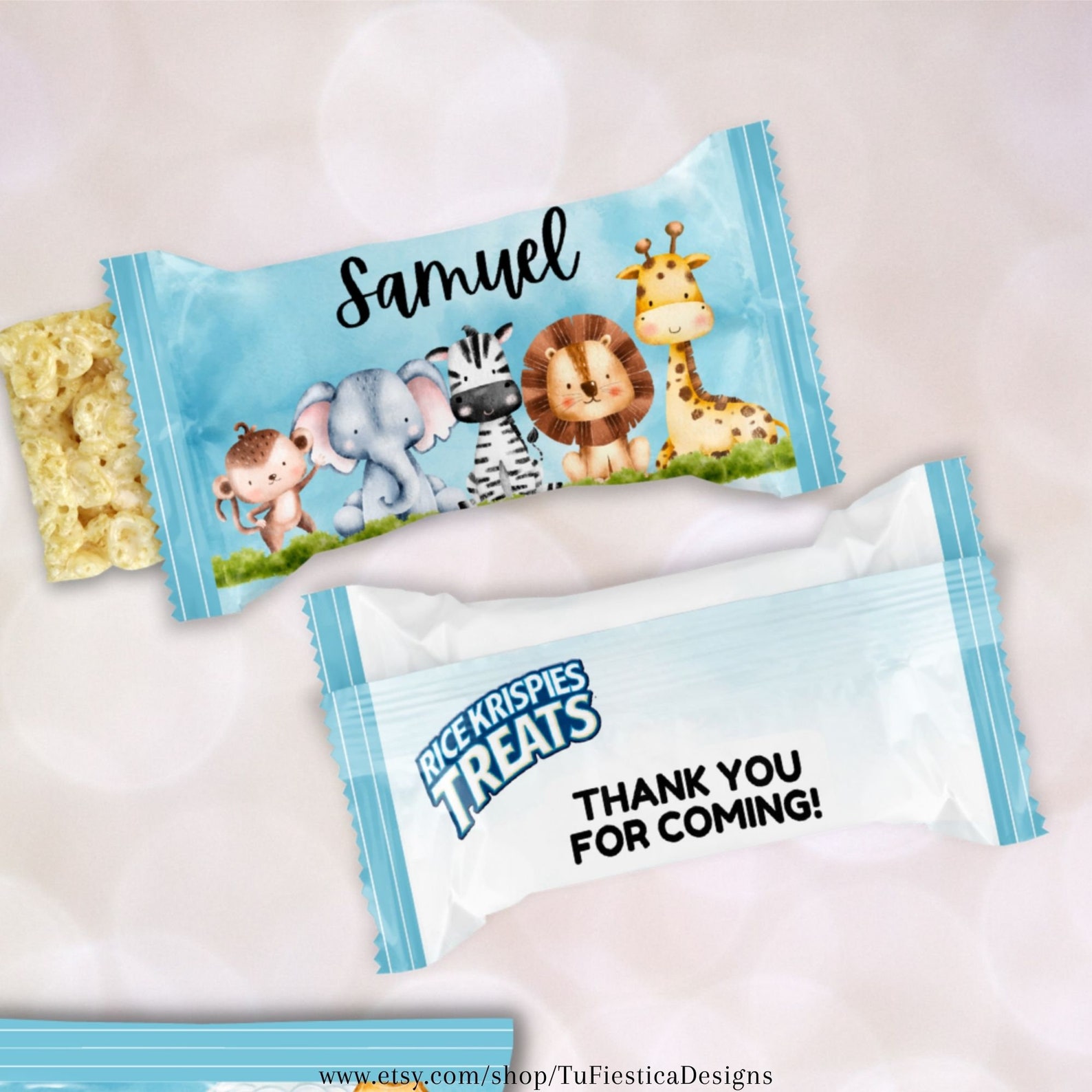 Personalize Safari Animals Party Printables / Wild Animal Birthday ...