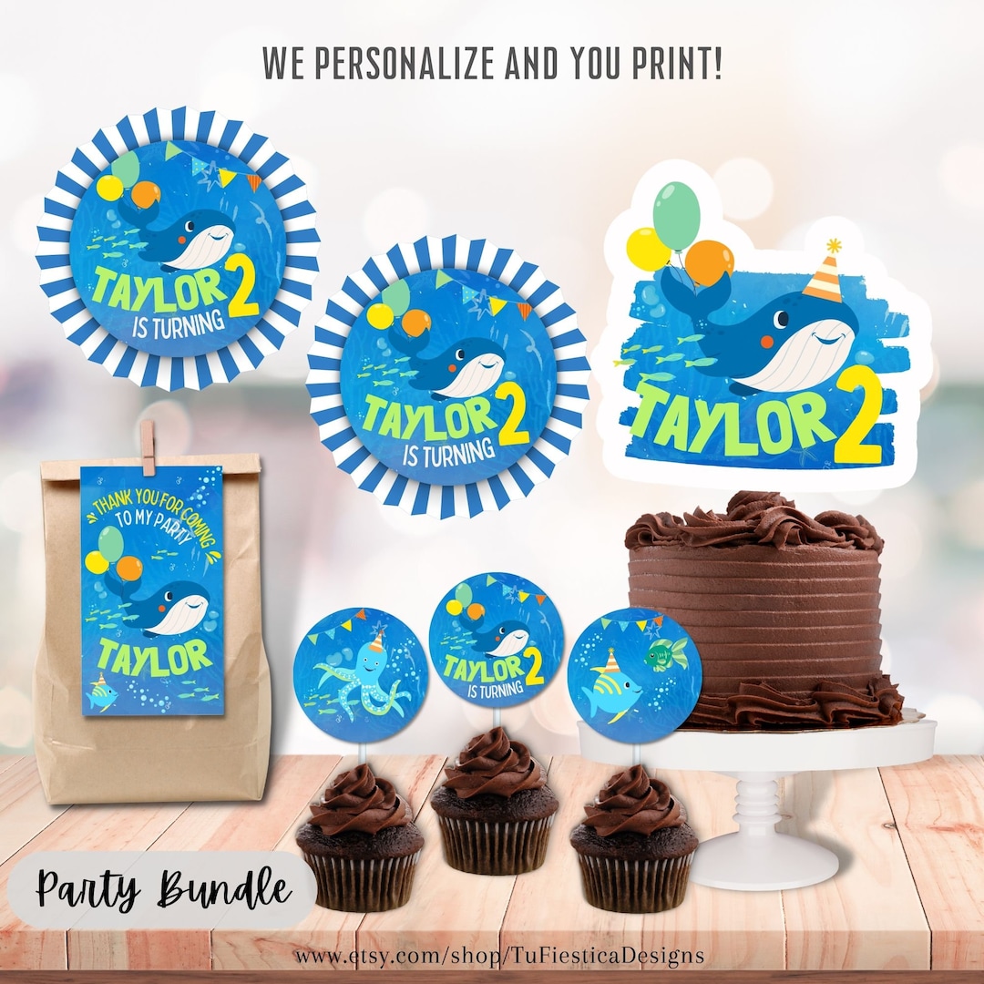 Under the Sea Party Printables / Ocean Animals Birthday Party /sea ...