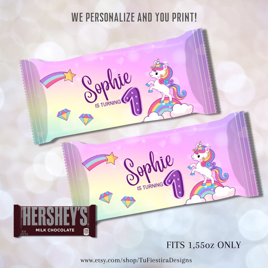 Personalize Little Pony Chocolate Bar Wrapper Candy Bar Favor - Etsy