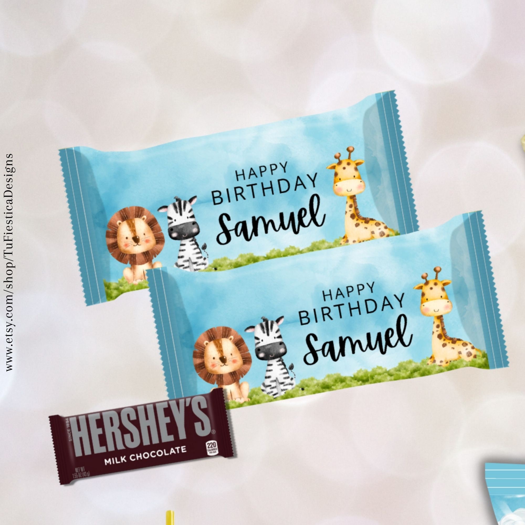 Personalize Safari Animals Party Printables / Wild Animal Birthday ...