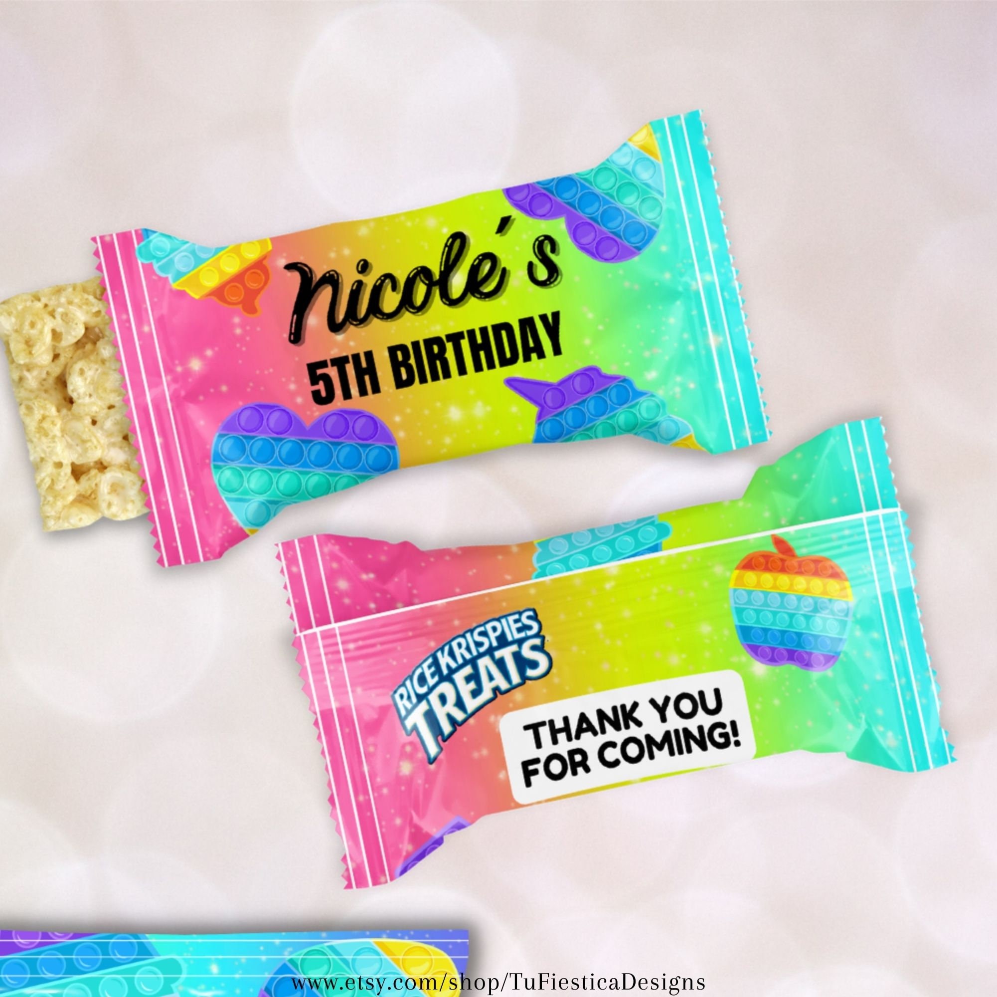 Pop It Party Printables / Pop Fidget Toy Birthday Bundle Kit Banner ...