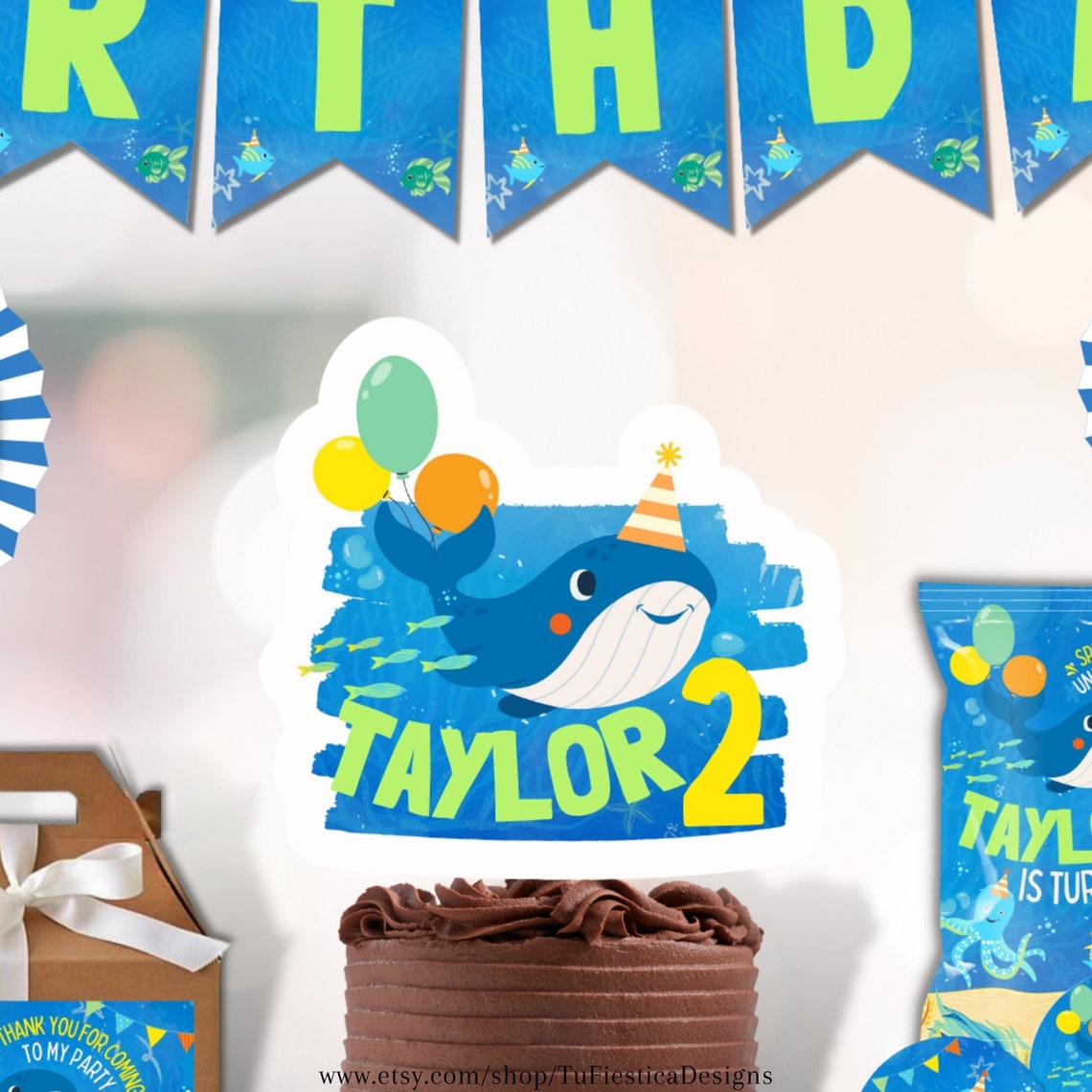 Under the Sea Party Printables / Ocean Animals Birthday Party /sea ...