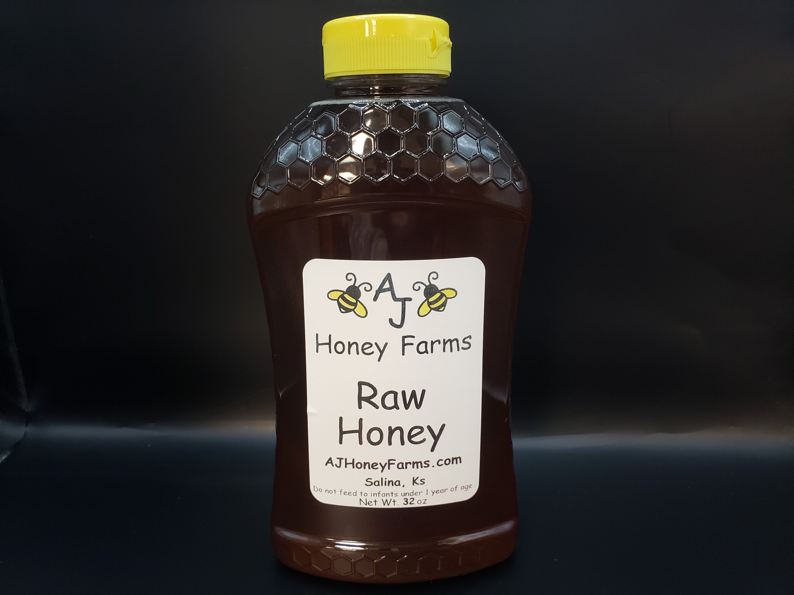 Pure Kansas Honey - 32oz by AJ Honey Farms LLC Raw, Unfiltered, Natural ...