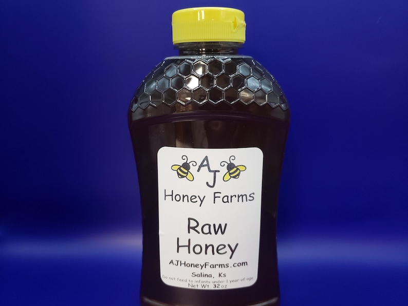 Pure Kansas Honey - 32oz by AJ Honey Farms LLC Raw, Unfiltered, Natural ...