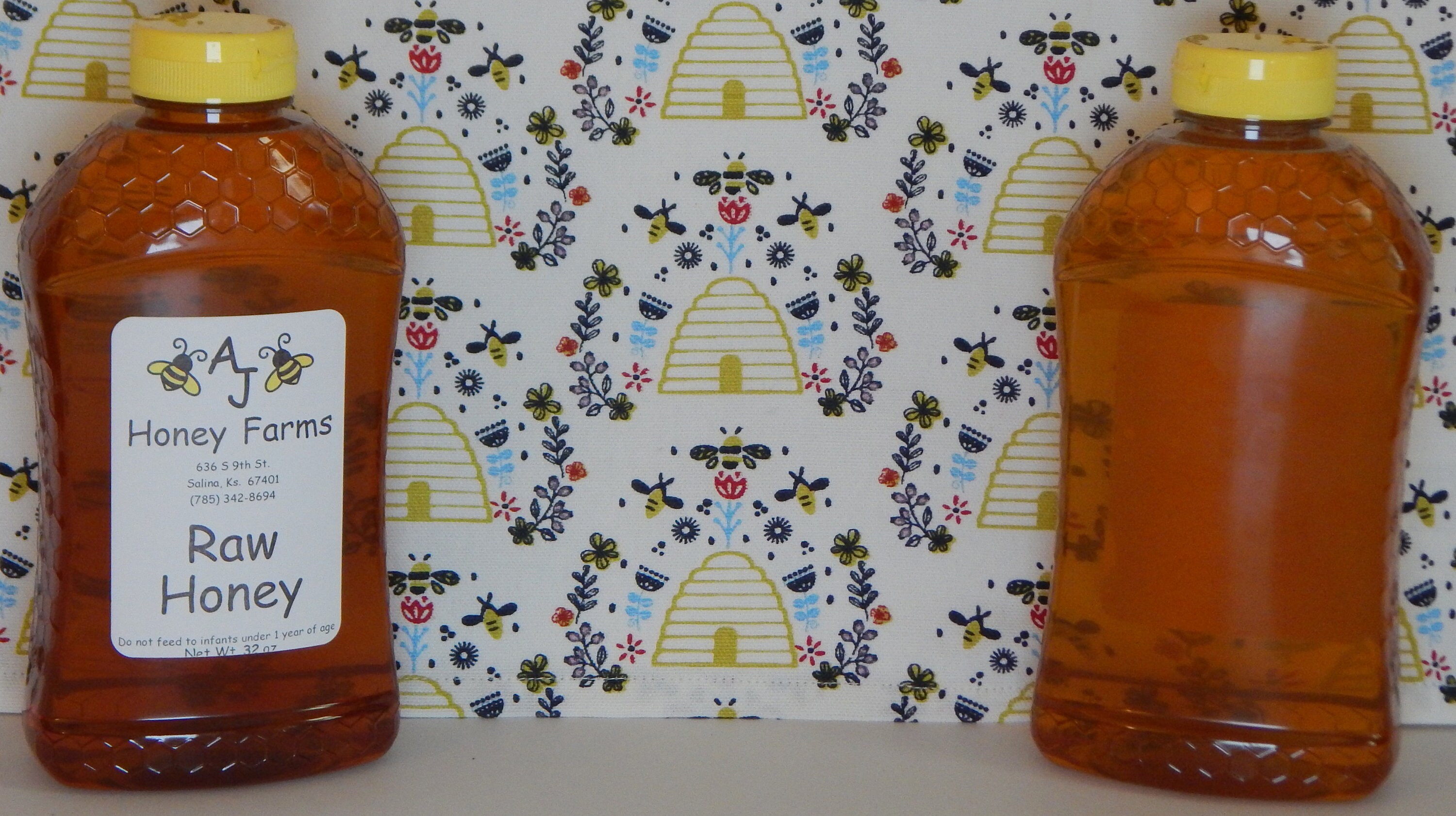 Pure Kansas Honey - 32oz by AJ Honey Farms LLC Raw, Unfiltered, Natural ...