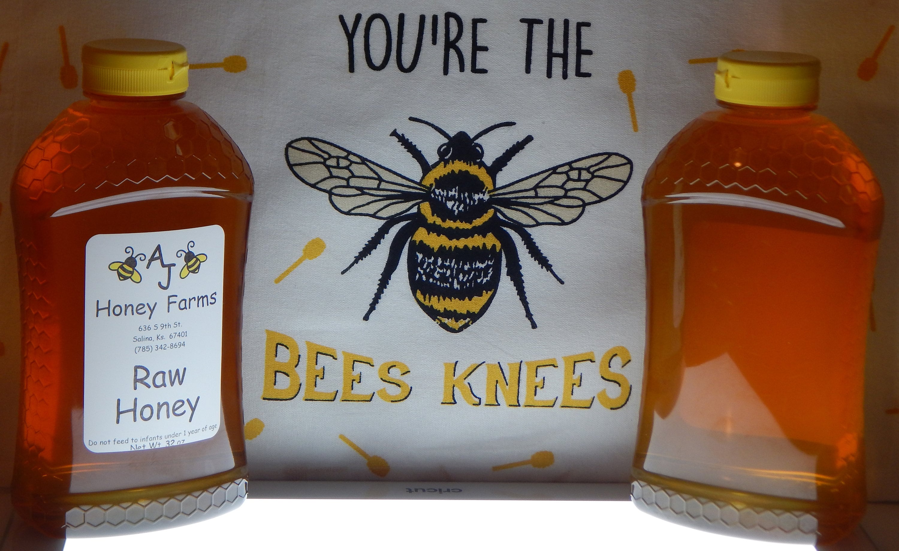 Pure Kansas Honey - 32oz by AJ Honey Farms LLC Raw, Unfiltered, Natural ...