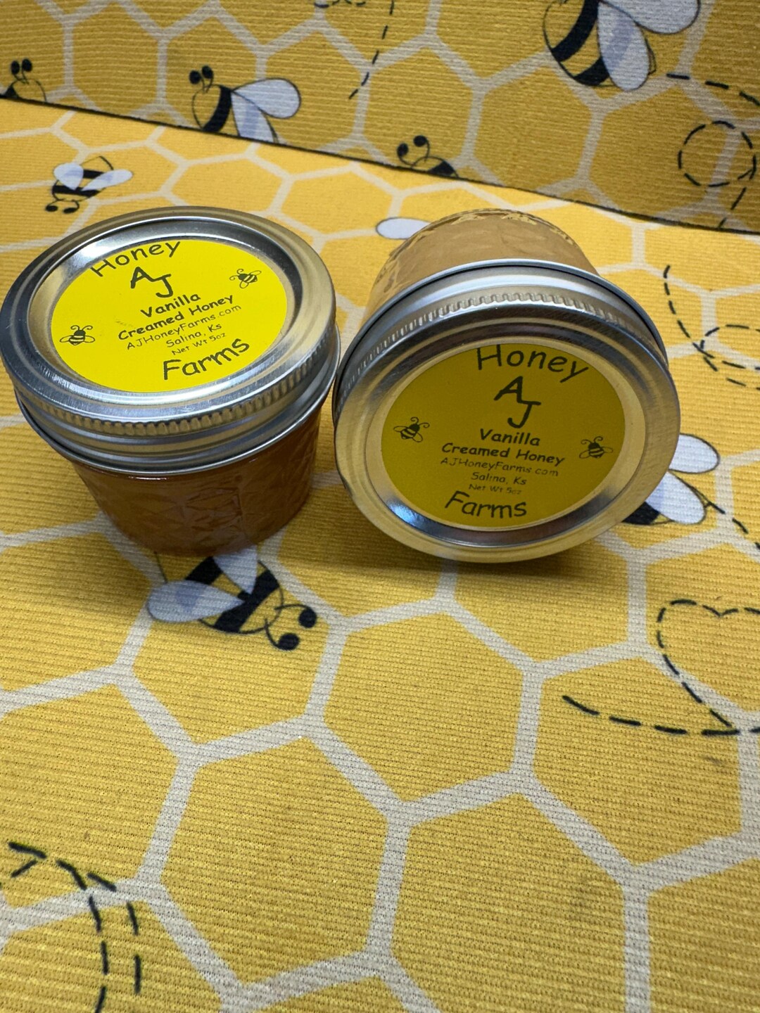Vanilla Creamed Honey by AJ Honey Farms LLC | Pure Kansas Honey ...