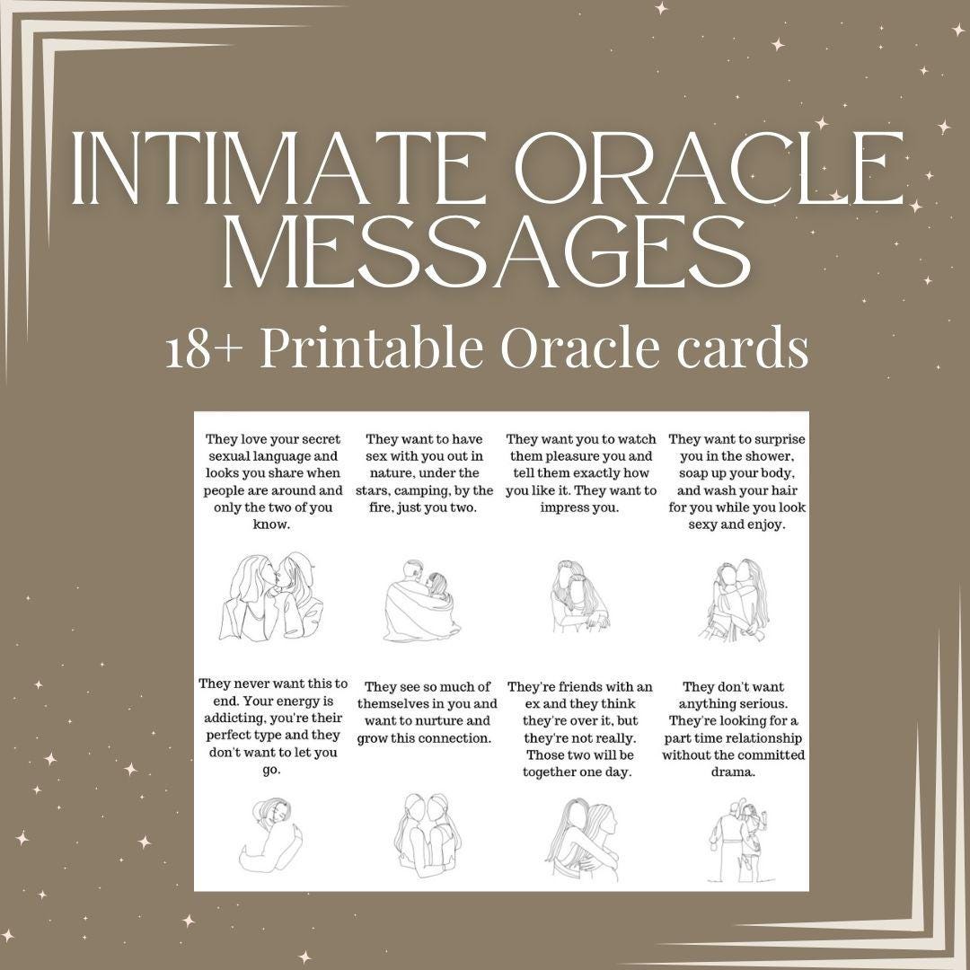 Intimate Oracle Cards Love Oracle Cards, Sexual Oracle Cards, Channeled ...