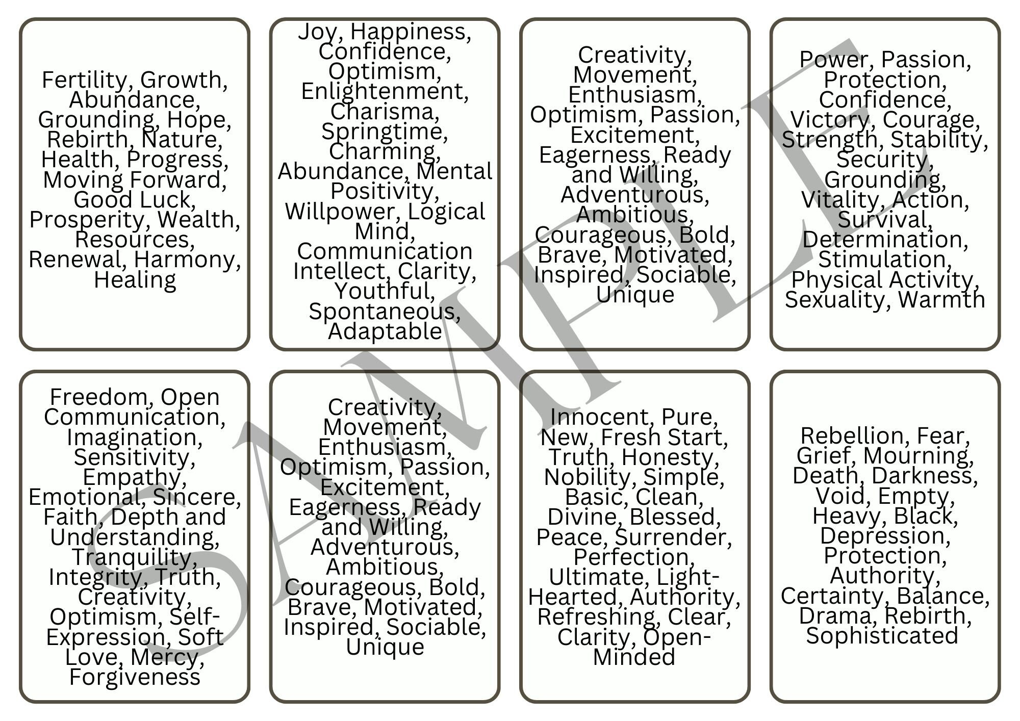 Learn Tarot EASILY Through Colors Color Symbolism for Learning Tarot ...