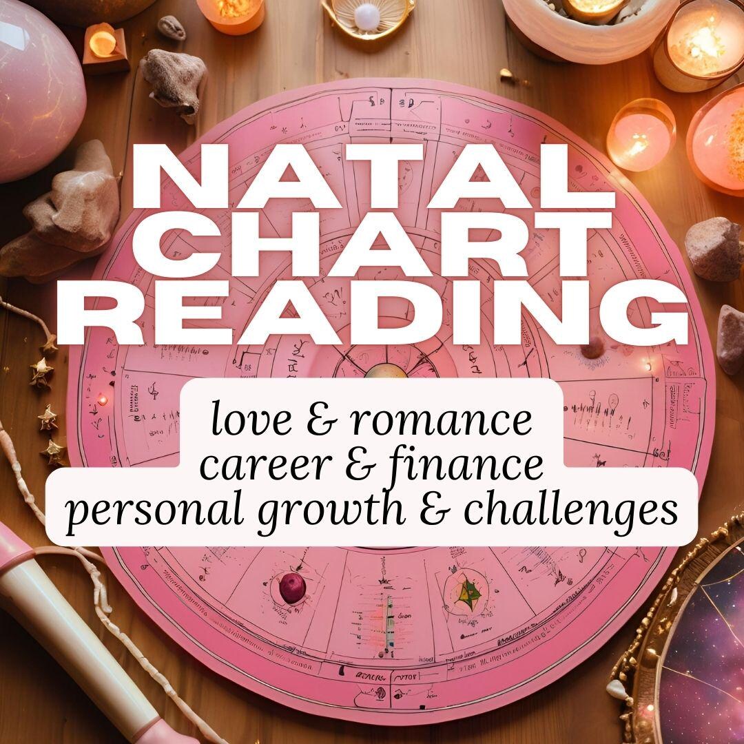 Personalized Natal Chart Reading Astrology Birth Chart Reading Discover ...