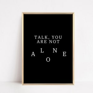 Wellbeing Wall Art Mental Health Positivity Print - Etsy