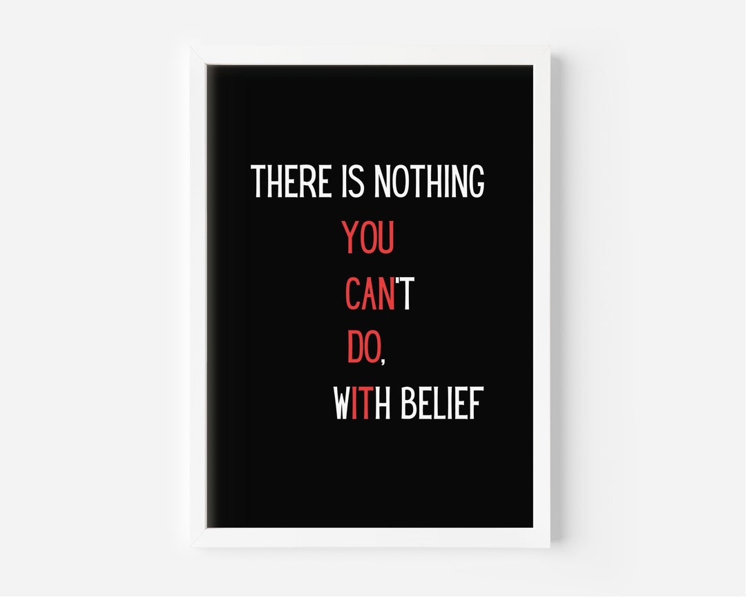 Positivity Wall Art Positive Affirmations Wellbeing - Etsy