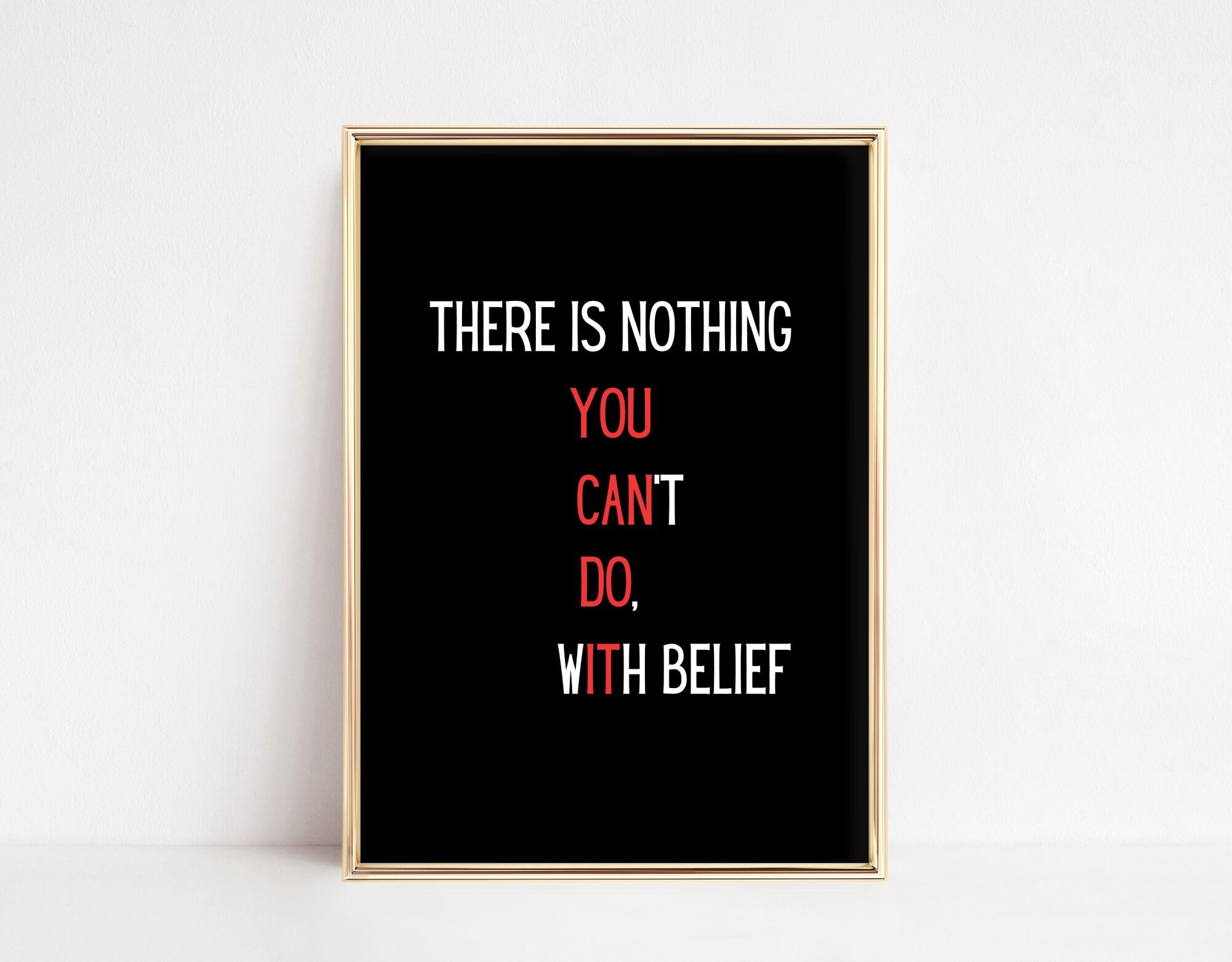 Positivity Wall Art Positive Affirmations Wellbeing - Etsy