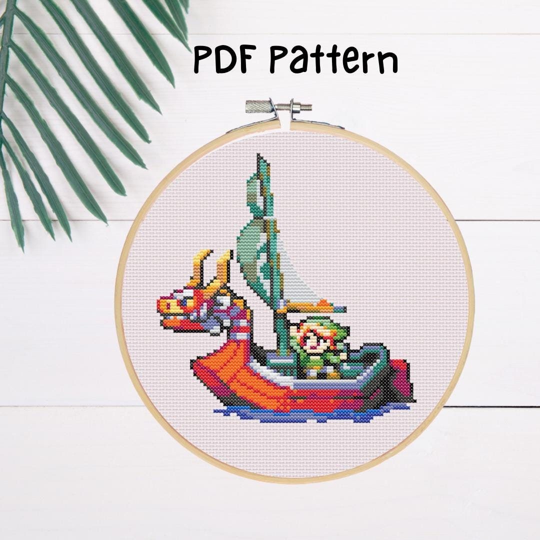 Wind Waker Cross Stitch Pattern | Video Game Cross Stitch Pattern | PDF ...