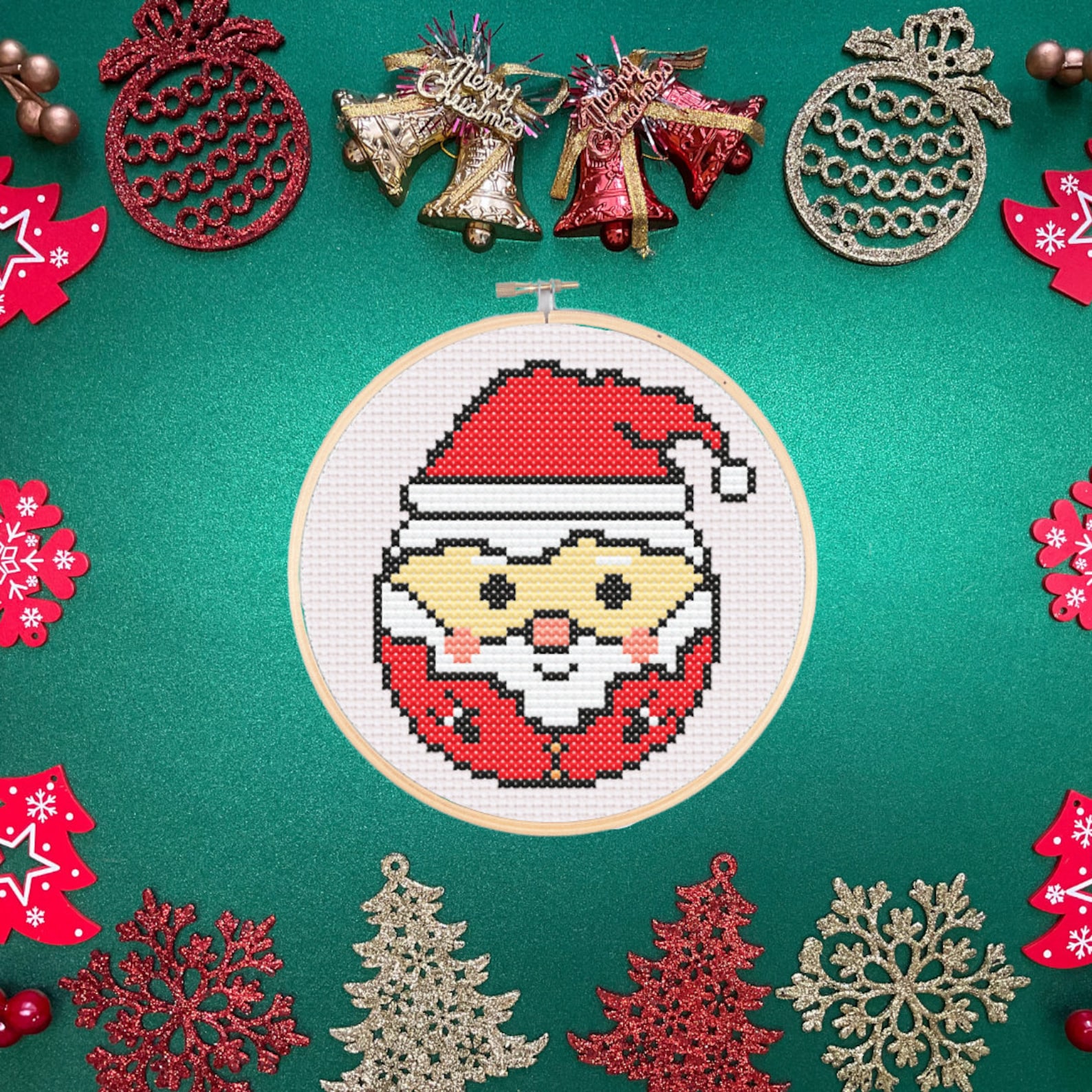 Christmas Ornament Cross Stitch Pattern Pack Instant Digital Download ...