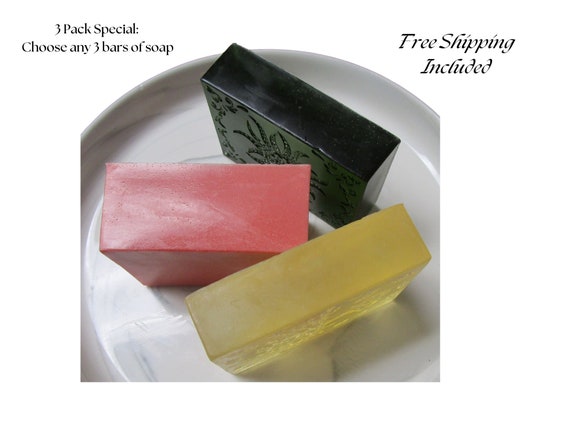 Homemade Soap 3 Pack Special Gift for Her/him - Etsy