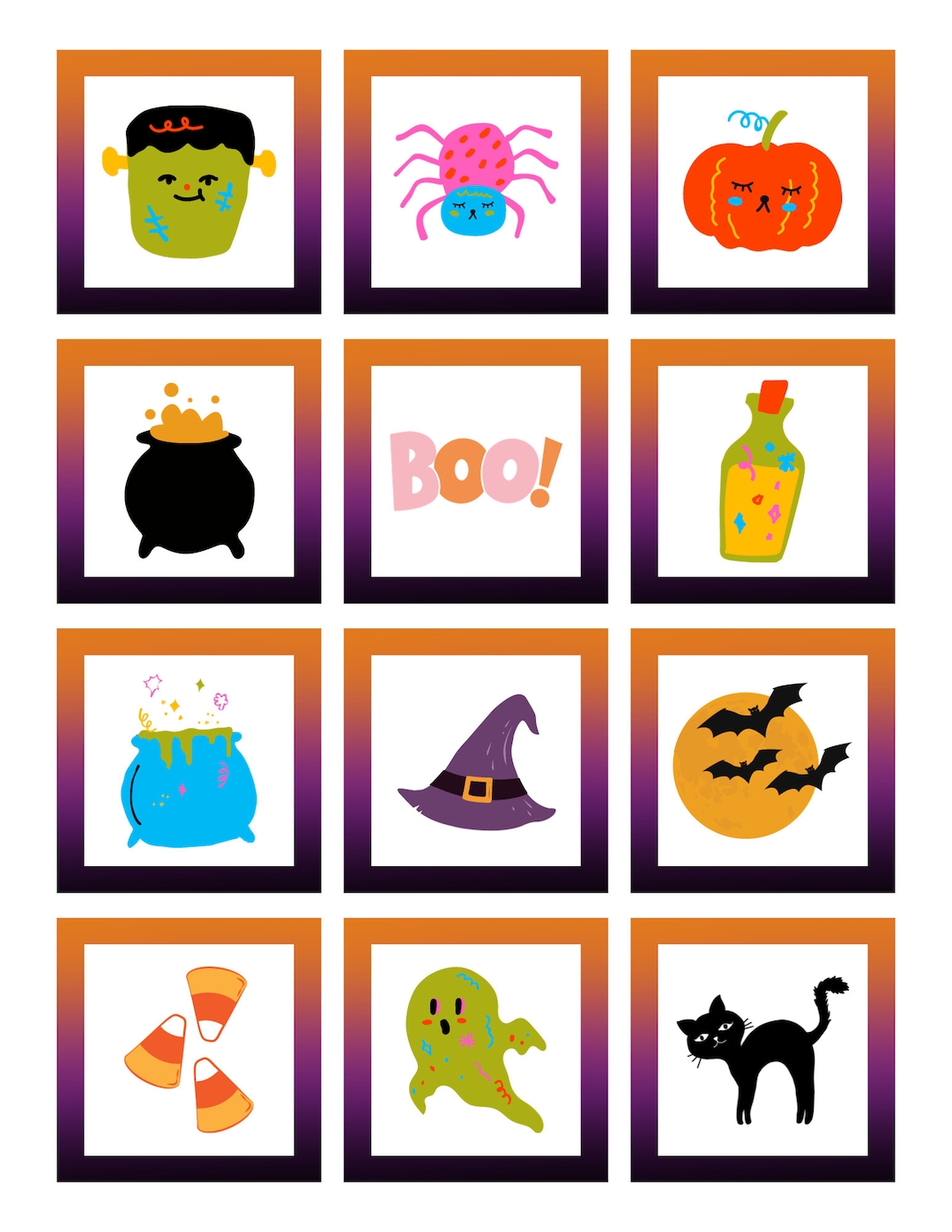 Halloween Memory Match Game For Kids Printable Etsy halloween-memory-match-game-for-kids-printable-etsy