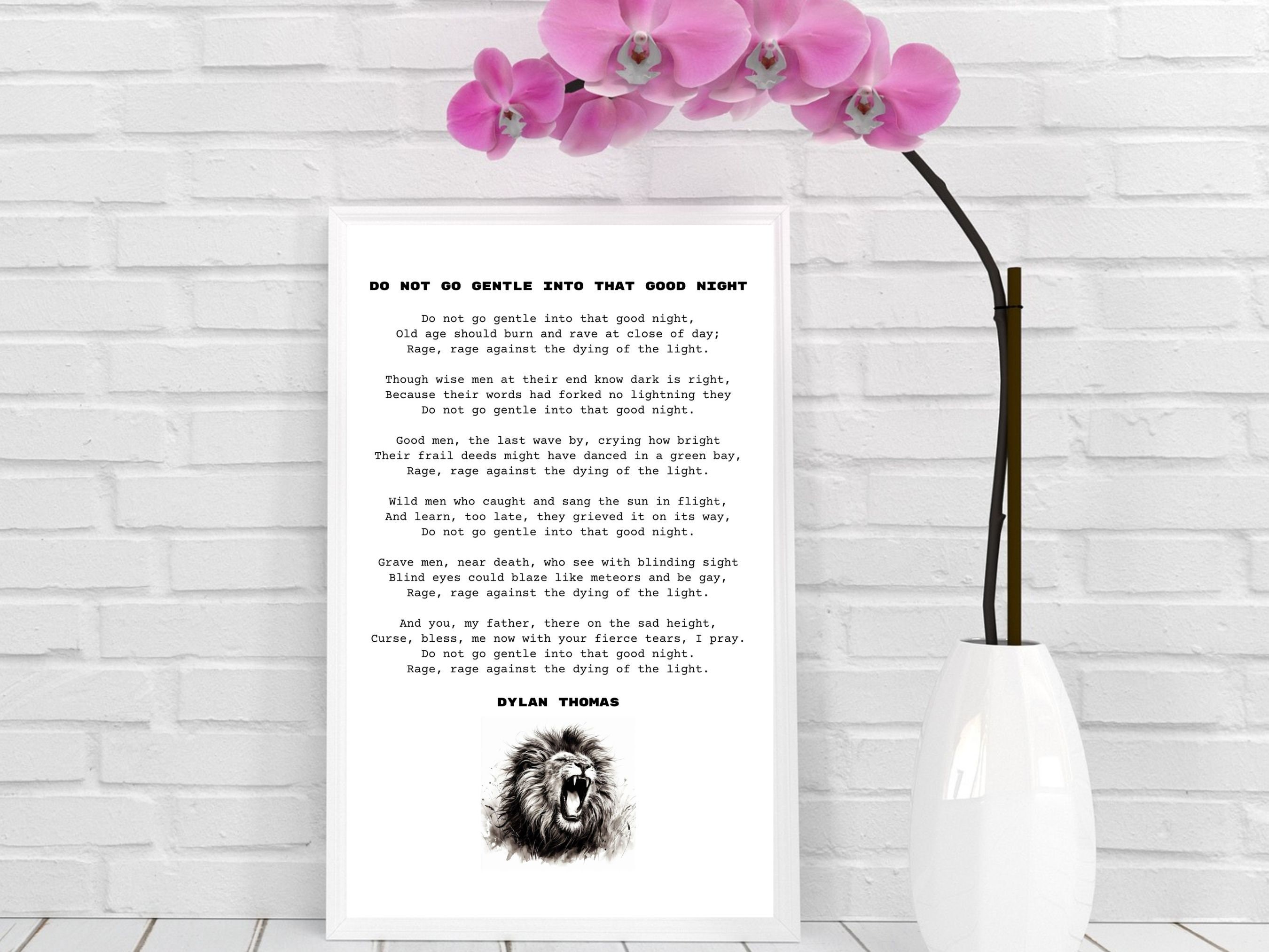 Do Not Go Gentle Into That Good Night, Dylan Thomas Poem, Growing Old ...
