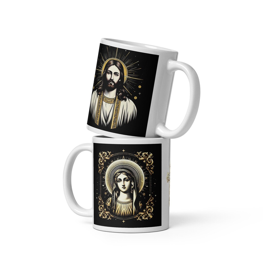 Virgin Mary Jesus Mug Christian Gift Mother's Day Gift Orthodox ...