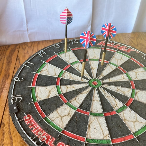 Vintage Dart Board - Etsy