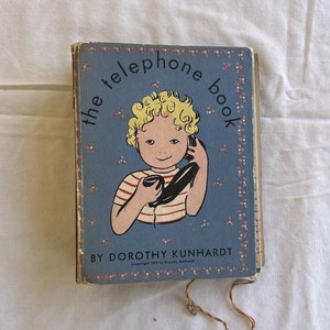 Vintage 1942 "the Telephone Book" by Dorothy Kunhardt - Etsy