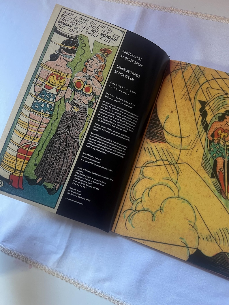 Vintage 2001 DC Comics Art "wonder Woman Masterpiece Edition: the ...