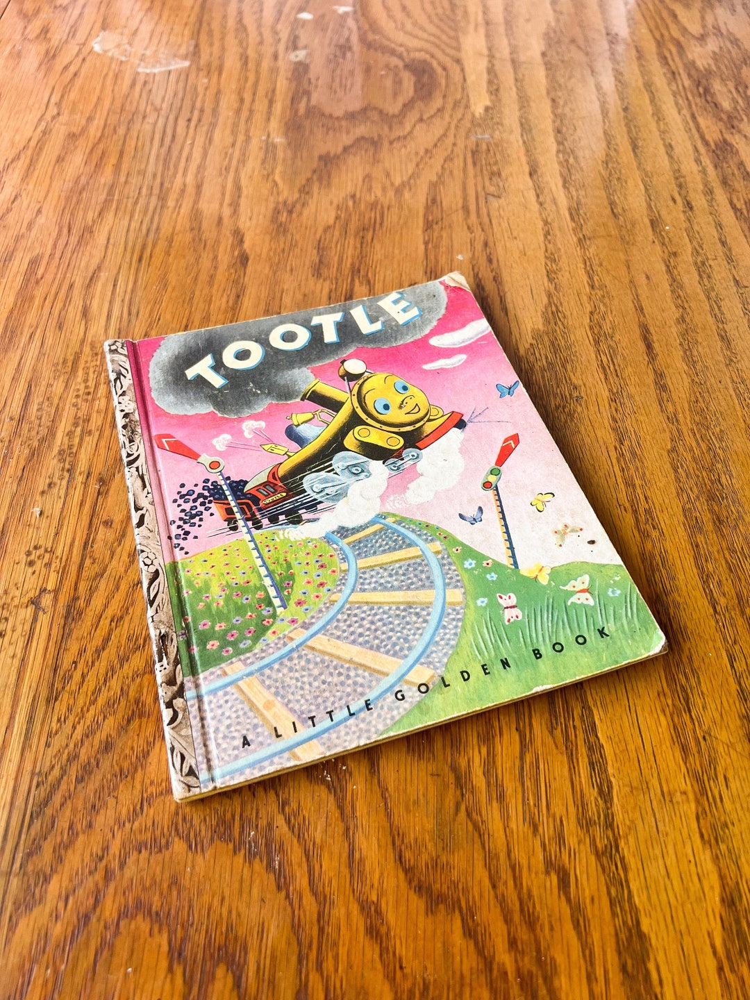 Vintage 'tootle' Little Golden Book Train Engine Story for Kids - Etsy