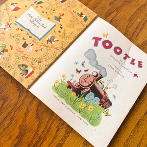 Vintage 'tootle' Little Golden Book Train Engine Story for Kids - Etsy