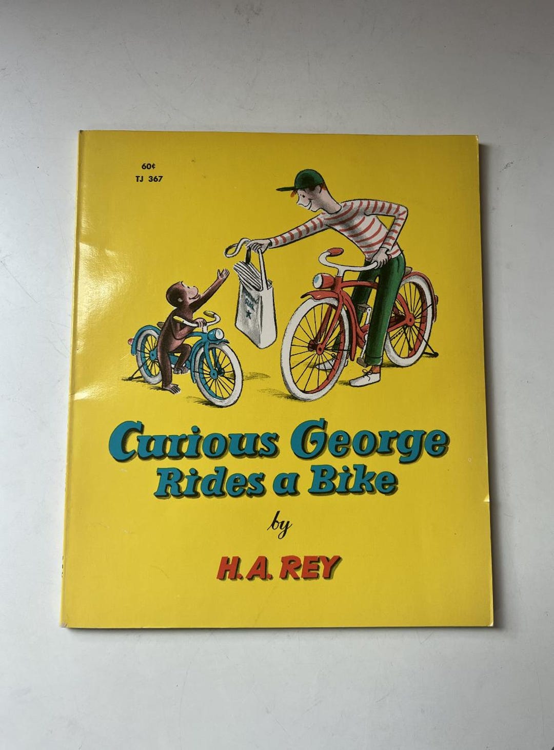 Vintage 1969 Curious George Rides a Bike by H.A. Rey Hardcover Book - Etsy