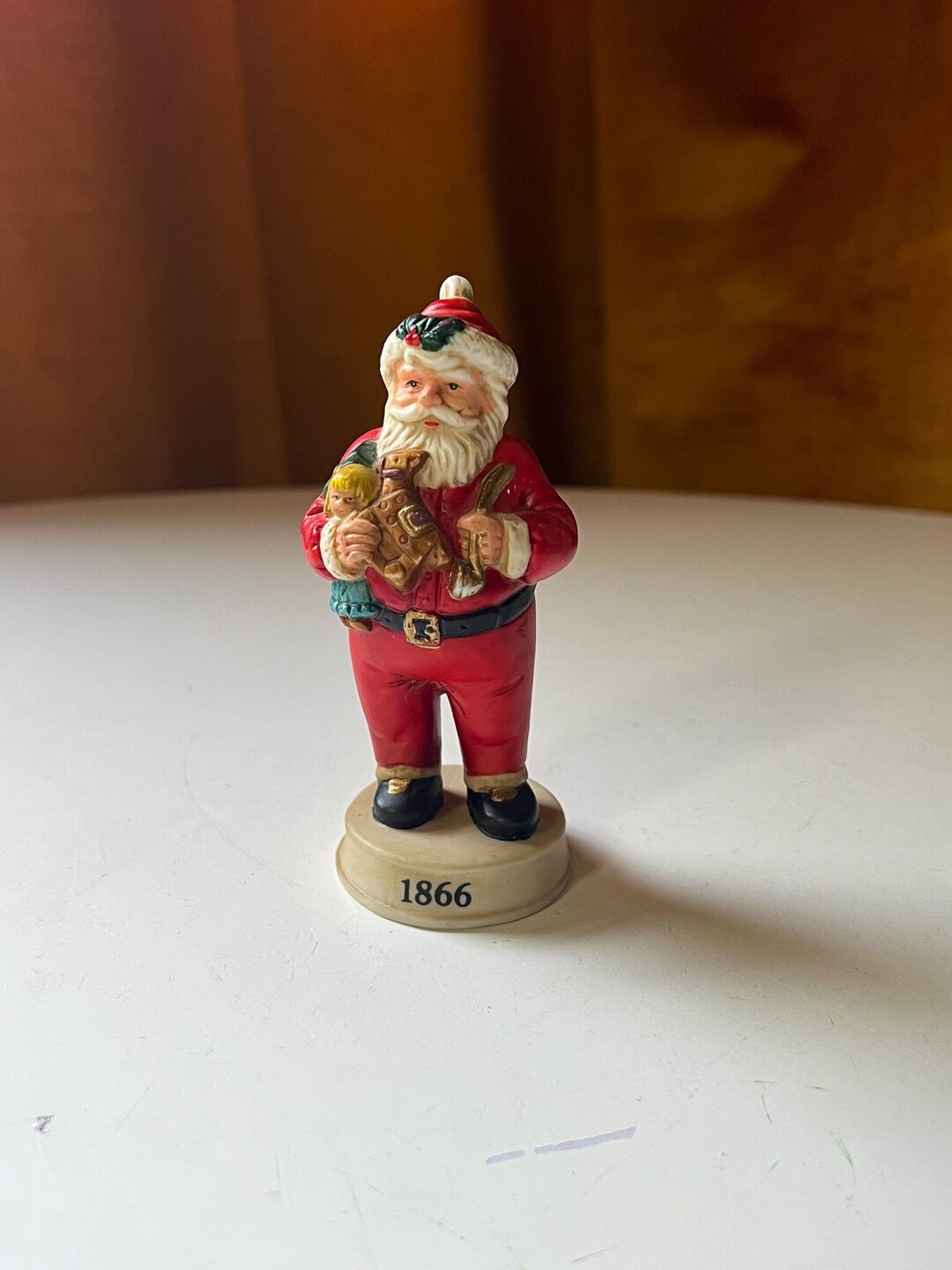 Vintage Russ Santa Claus "1866" Figurine - Etsy