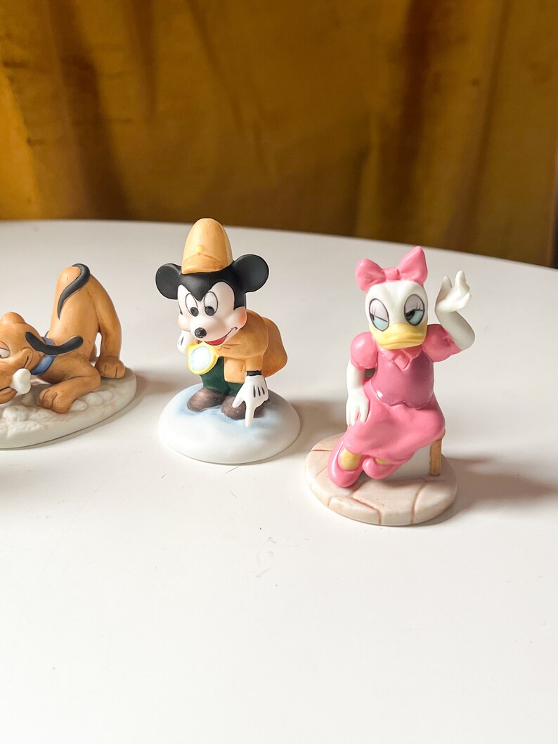 Vintage 1987 the Disney Miniature Collectors Club Figurines - Etsy