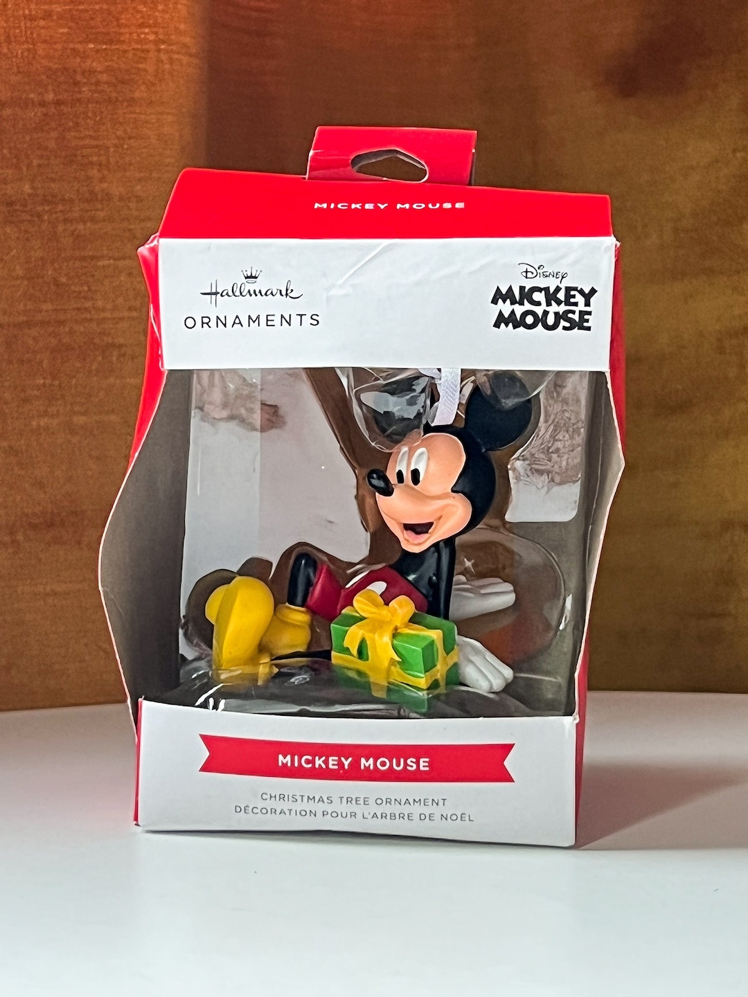 Hallmark 2021 Disney Mickey Mouse With Gift Tree Ornament - Etsy