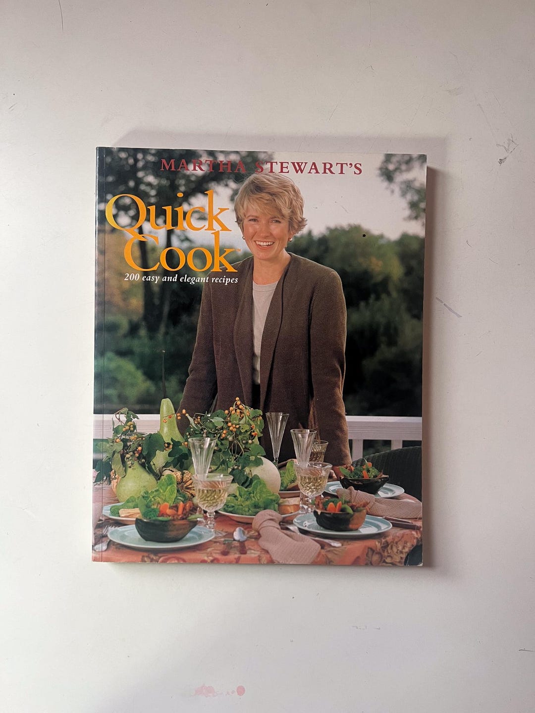 Vintage 1983 Martha Stewart Quick Cook Fresh Seasonal 52 Menus Cookbook ...