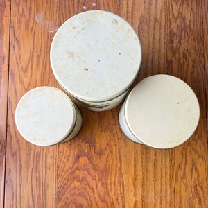 Vintage 1960s Ballonoff Canister Tins Kitchen Set of 3 Nesting ...