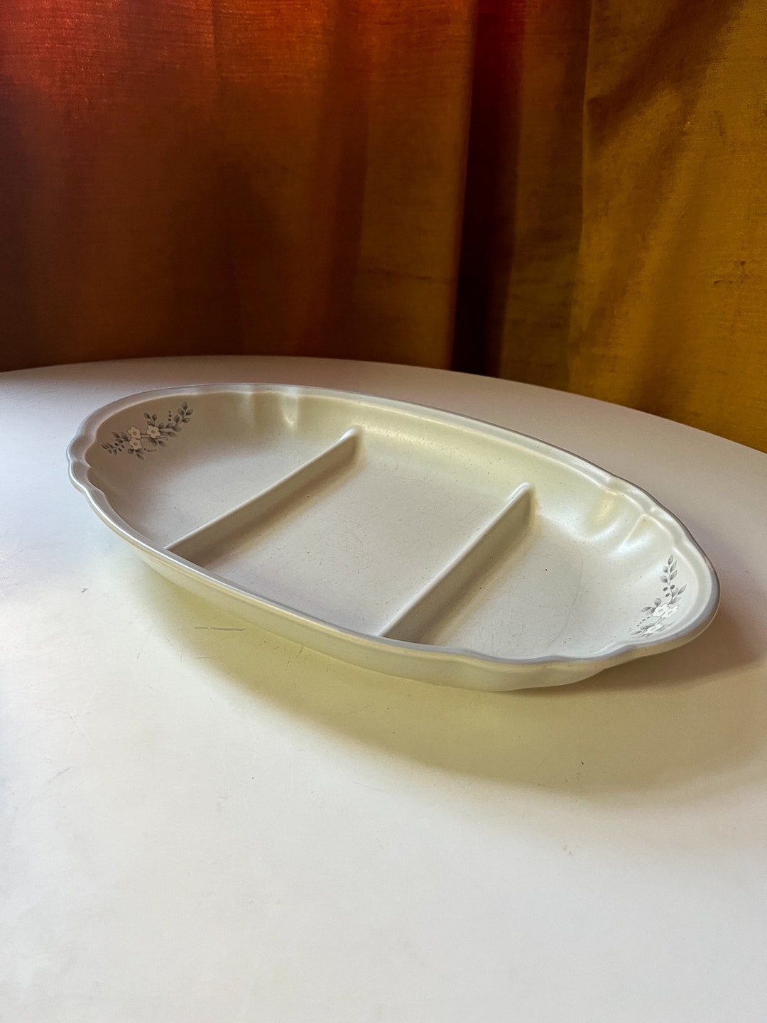 Vintage 1980s Pfaltzgraff 3-part Relish Remembrance Serving Tray - Etsy