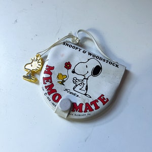 Vintage 1958 Snoopy and Woodstock Mini Pocket Memo Book "memomate" - Etsy