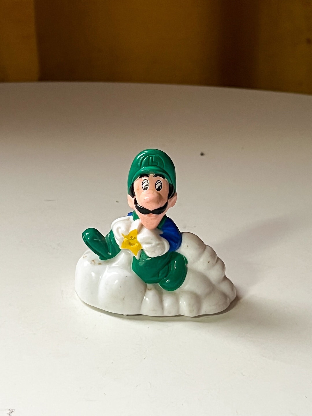 Vintage 1989 Nintendo Super Mario Brothers Luigi Wind up Cloud Toy - Etsy