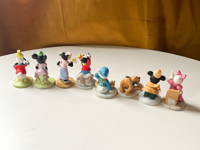 Vintage 1987 the Disney Miniature Collectors Club Figurines - Etsy