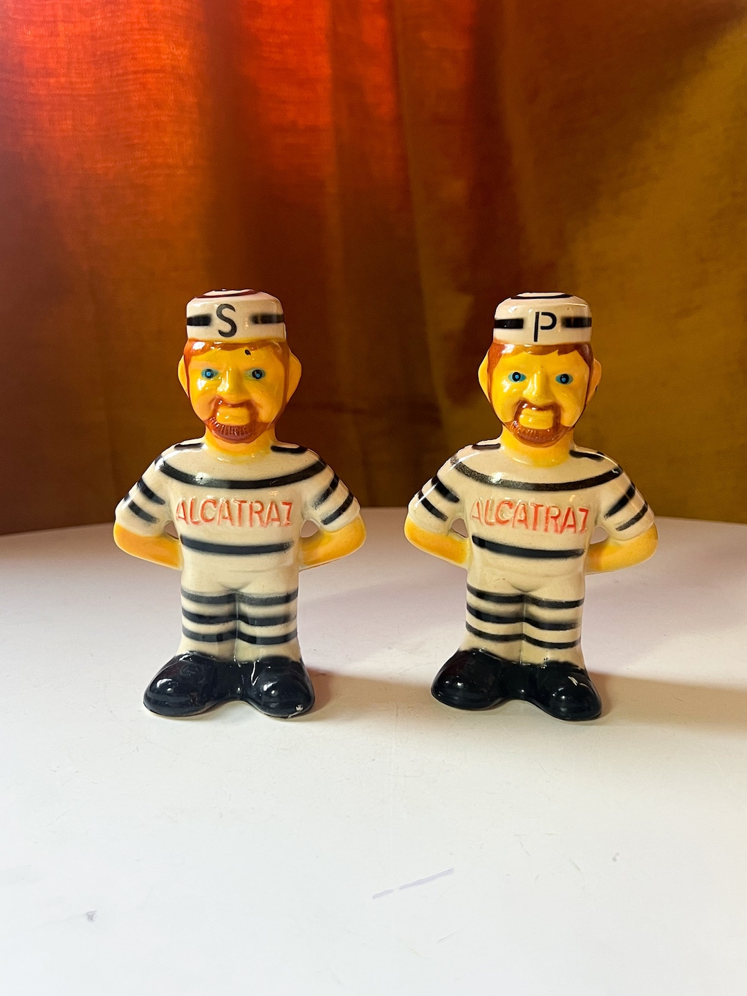 Vintage 1960s Alcatraz Prisoner Jail Mates Salt & Pepper Shakers - Etsy