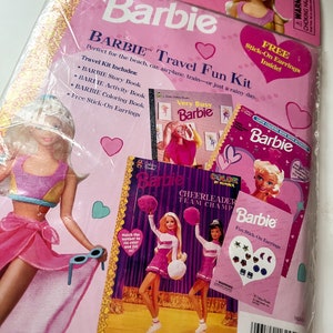Vintage 1998 Barbie Travel Fun Kit 3 Books in 1 Unopened - Etsy