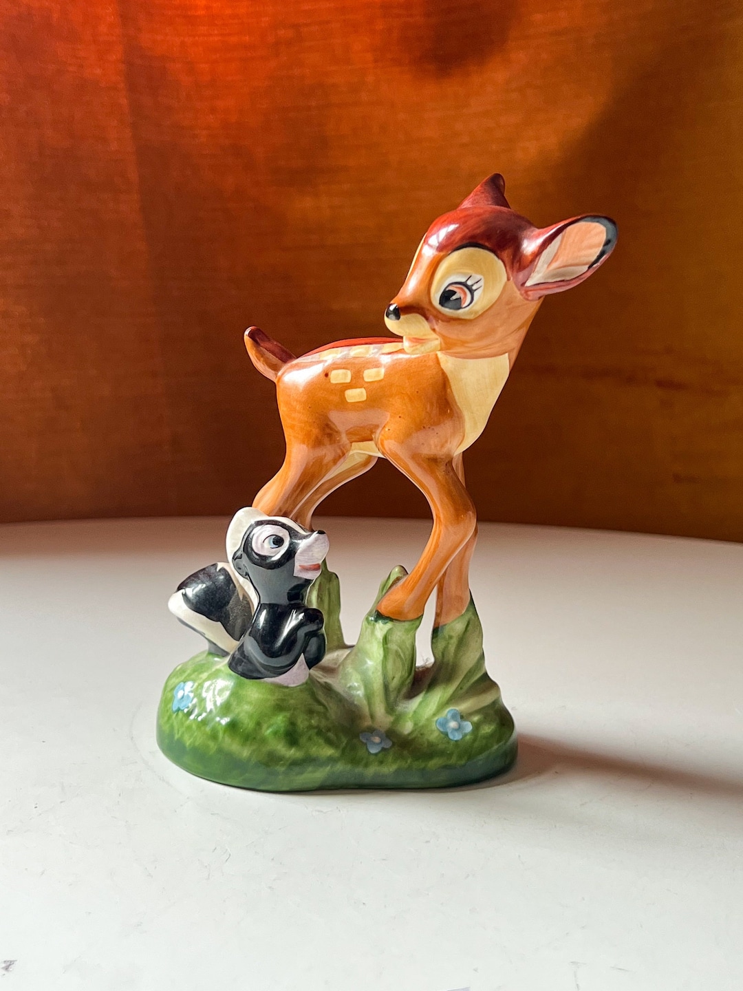 Vintage 1970s Goebel W. Germany Walt Disney Productions Bambi & Flower ...