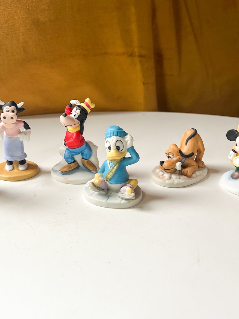 Vintage 1987 the Disney Miniature Collectors Club Figurines - Etsy