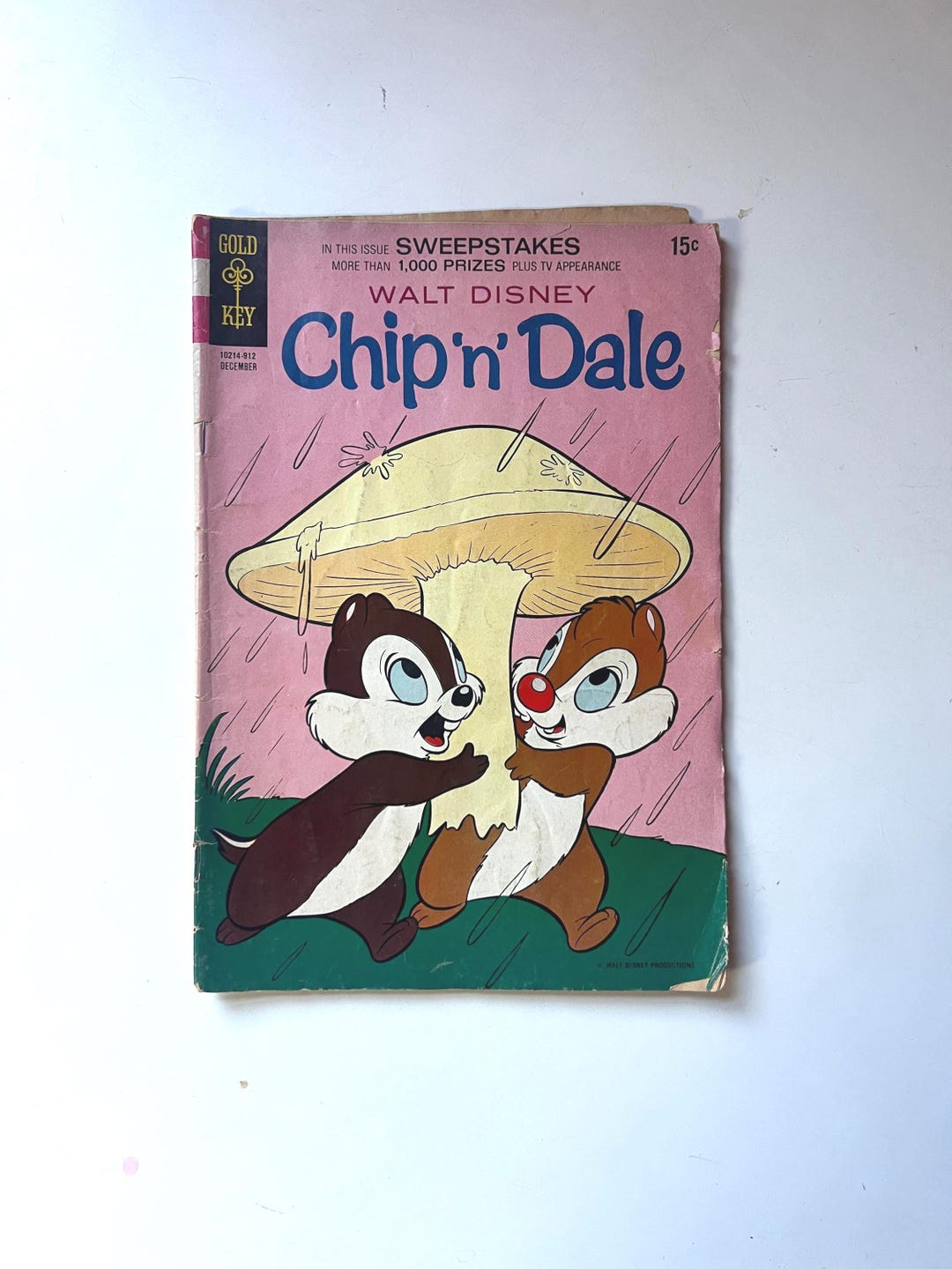Vintage 1969 Walt Disney - Gold Key - Chip N Dale Meet Little Peeper No ...