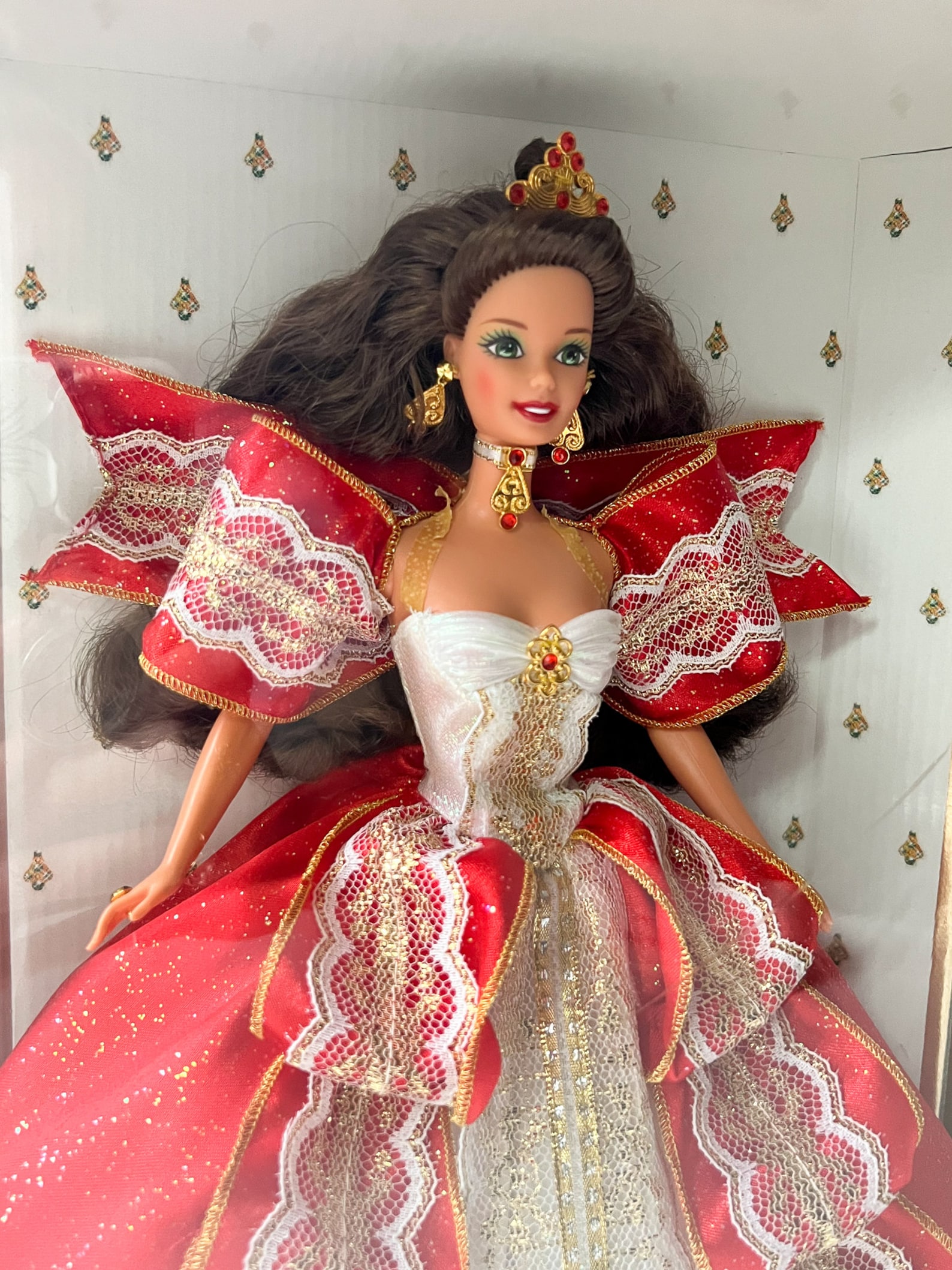 Vintage 1997 Barbie 10th Anniversary Special Edition Happy Holidays ...