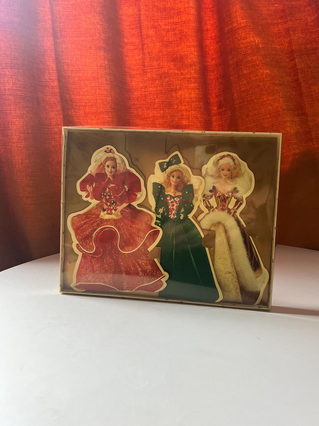 Vintage 1995 Hallmark Barbie Greeting Cards Holiday Barbie Collection ...