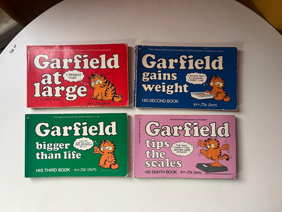 Vintage 1980s Garfield Comic Strip Series by Jim Davis - Paperback ...