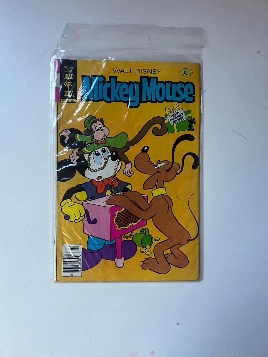 Vintage 1978 Gold Key - Disney Mickey Mouse #187 Happy Birthday Mickey ...